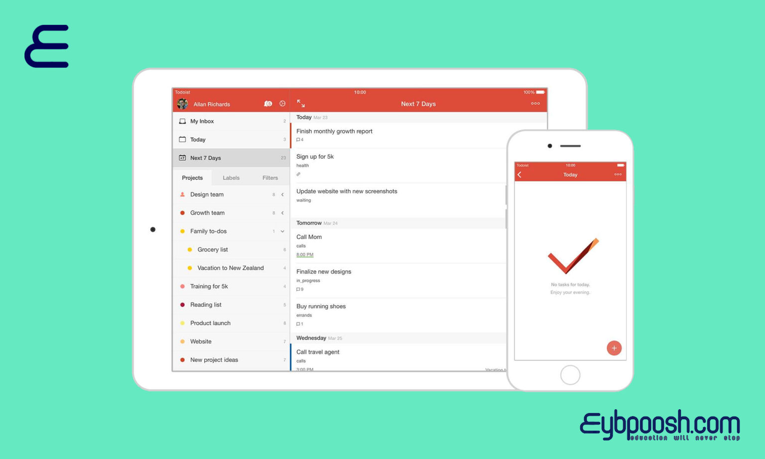 معرفی پلتفرم تودولیست (ToDoList)